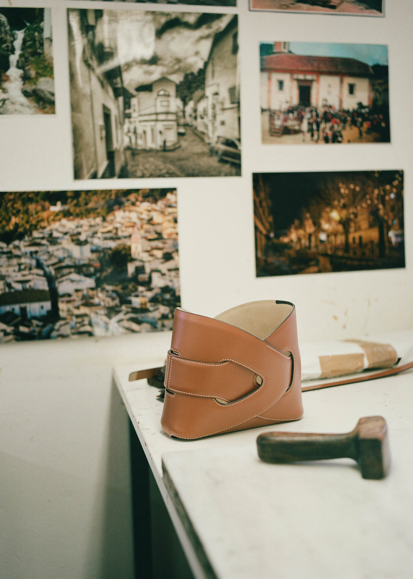 Polène | Bag - Cyme Mini - Ebenholz Genarbtes Leder